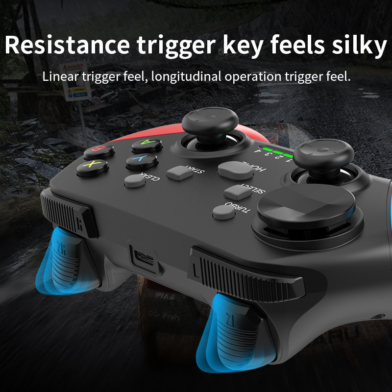 Multi-Platform Wireless Gaming Controller with Dual Motor Vibration ...